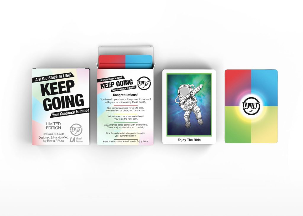 KEEP GOING: An Intuitive Guidance Deck by LA Visual Reason | Shuffled Ink