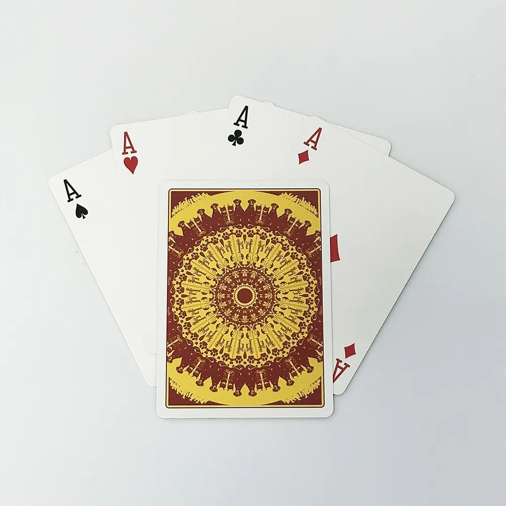 Custom Card Back + Standard Faces | Shuffled Ink